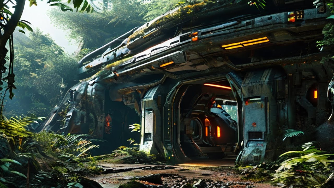 Relaxing Space Ambience | Sci-fi Music 👽👽| Deep Sleep Sound Ambient ...