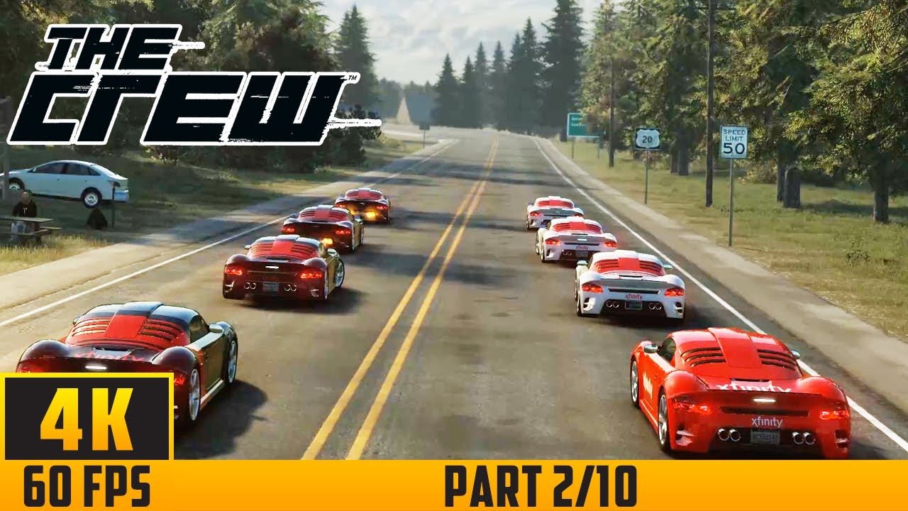 The Crew - Walkthrough Game - Part 2/10 (4K 60FPS) No Commentary - YouTube