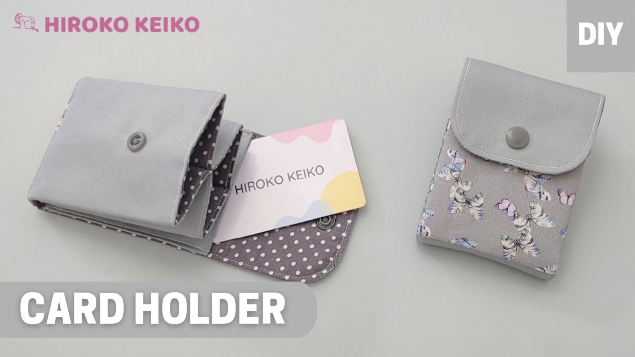 DIY How to Make a Card Holder / Card Purse Tutorial [Hiroko Keiko ...