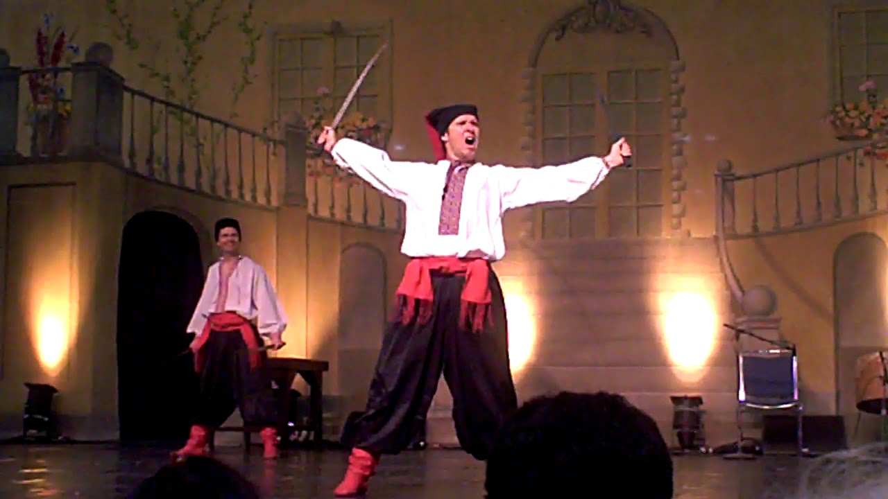 Ukrainian Cossack Dance with swords - YouTube