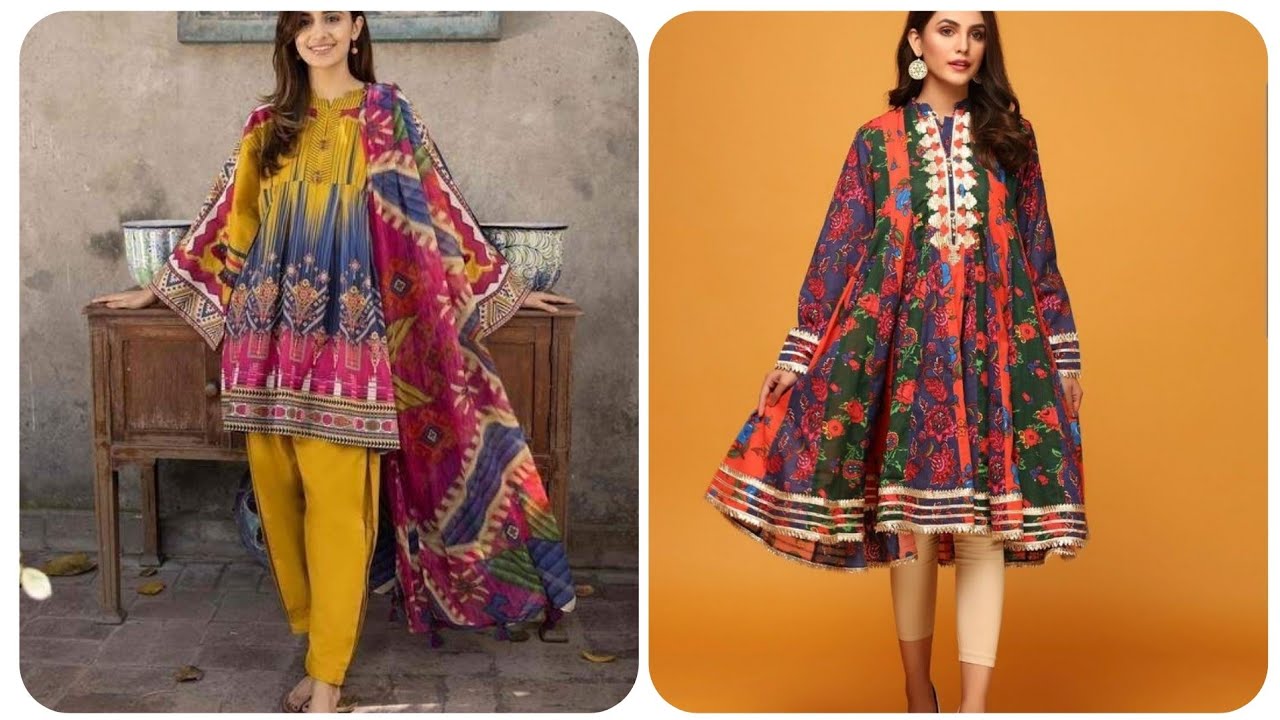 very beautiful and awaysom comfortable short frok and kurti designes ...