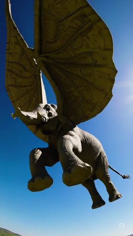 Flying Elephant #fly #flying #beautiful #naturelovers #elephant # ...