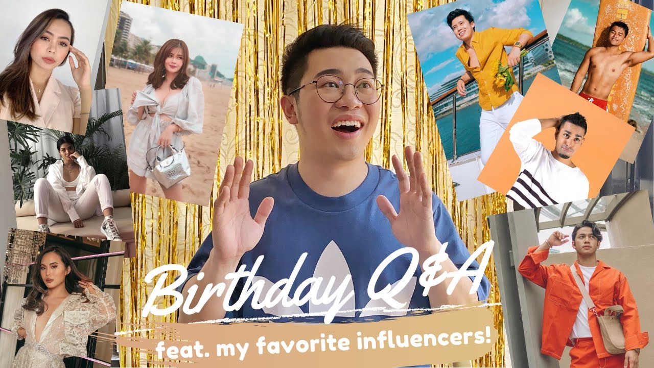 BIRTHDAY Q&A (feat. my Favorite Influencers) - YouTube
