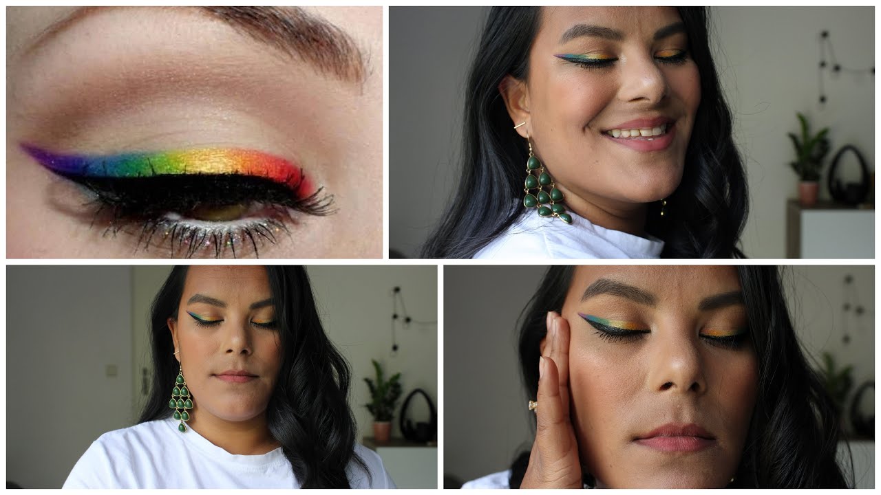 ️ Rainbow Liner - Tutoriel step by step💄 - YouTube