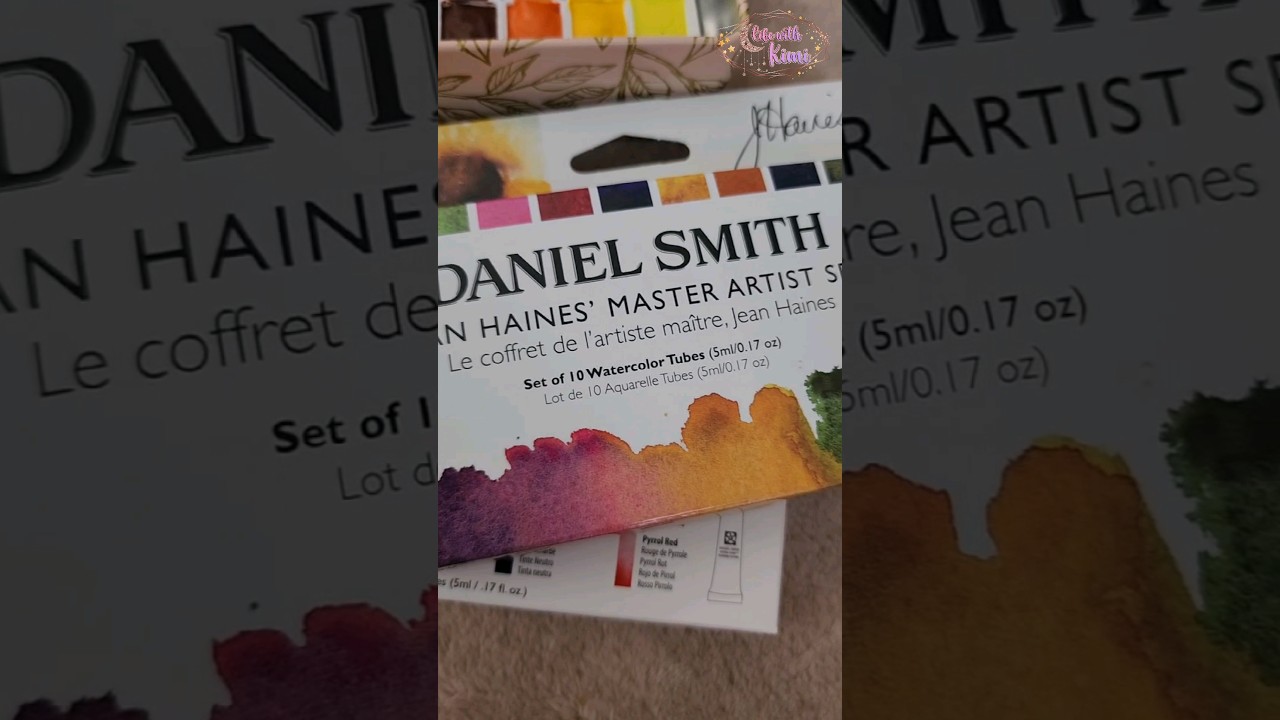 Organizing my new Daniel Smith watercolors! #danielsmithwatercolors # ...