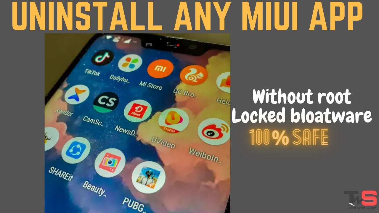 Remove Bloatware from Any Xiaomi Phone | Uninstall System App from ...