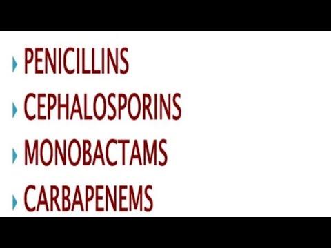 Antibiotics part(3)Beta lactam lippin cott Pharmacology - YouTube