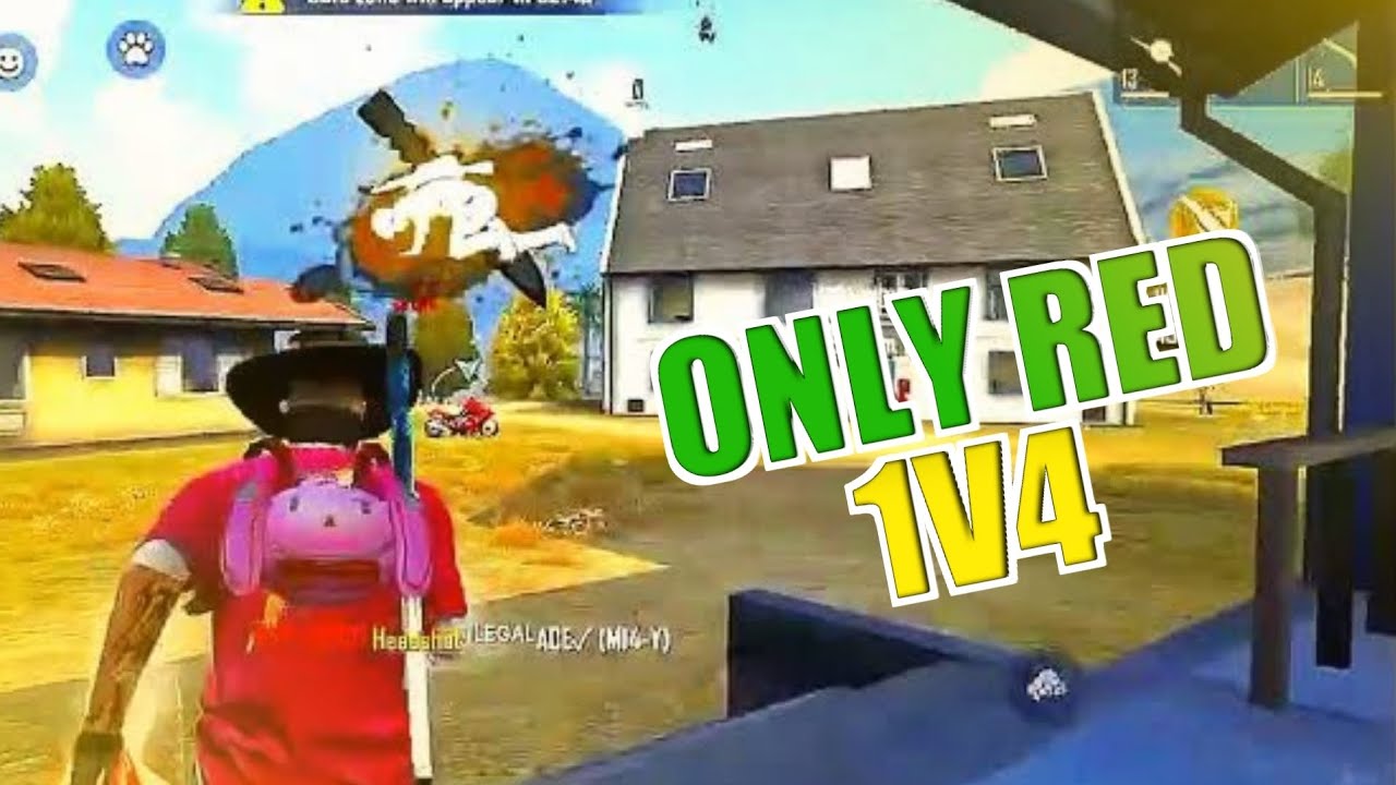 free fire only red headshot👾 ️ - YouTube