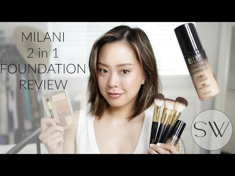 MILANI 2 IN 1 FOUNDATION REVIEW + FULL FACE ONE BRAND