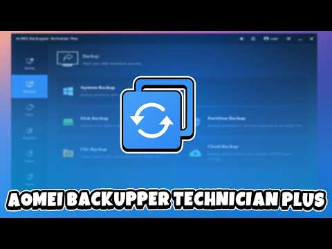 AOMEI Backupper Technician Plus 😱 - Full System Backup in Minutes!🔥