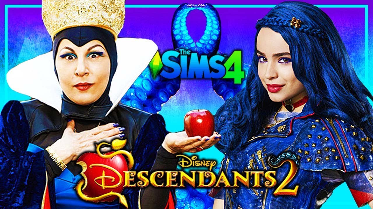 DESCENDANTS 2 - Sims 4 💗 EVIE'S 4 HEARTS 💗 SHOPPING FOR COTILLION ...