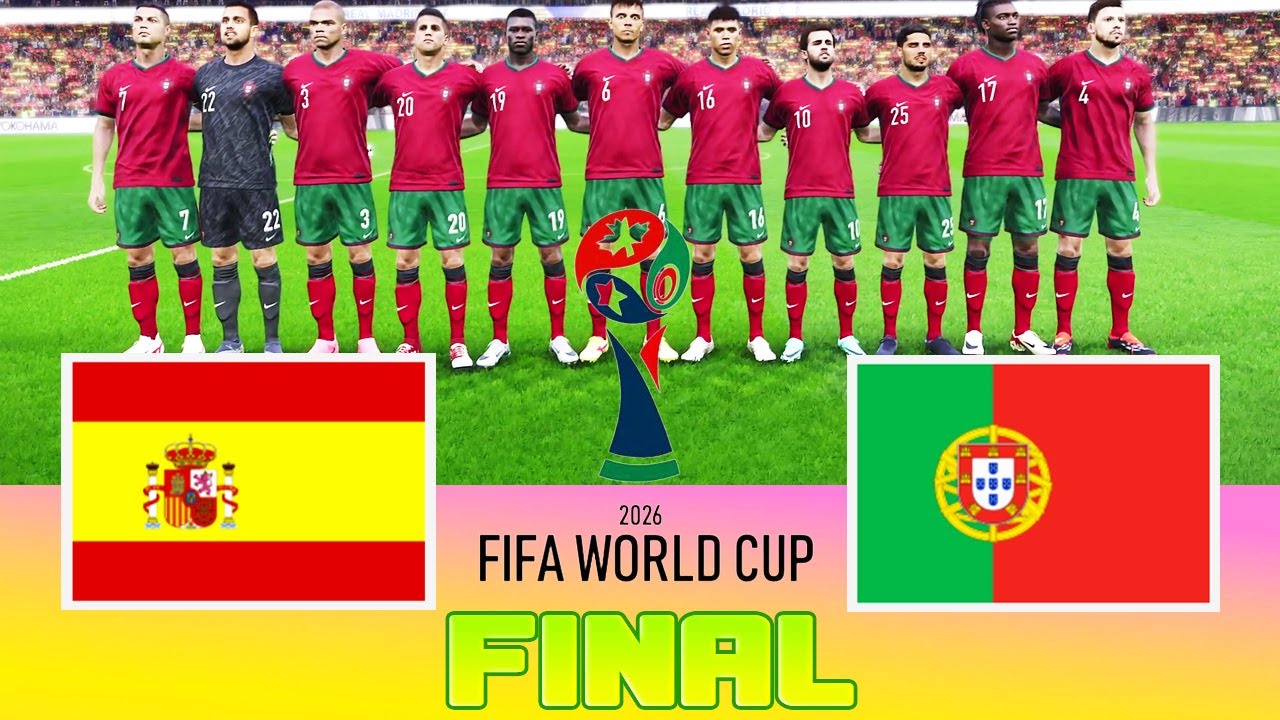 SPAIN vs PORTUGAL - Final FIFA World Cup 2026 | Full Match All Goals ...