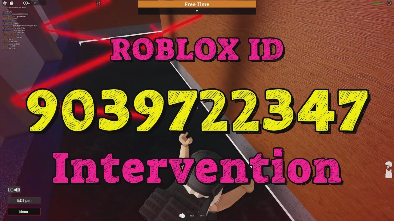 INTERVENTION Roblox Song Codes - YouTube
