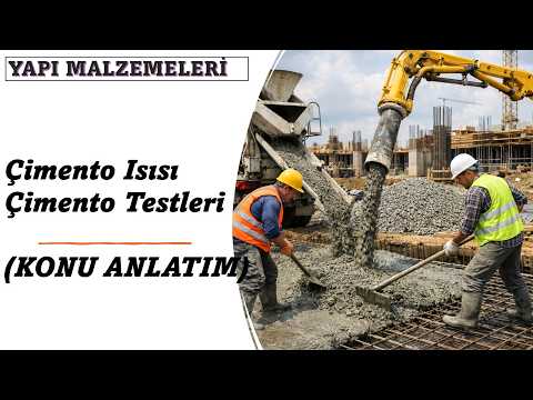 Çimento Isısı, Priz Süreci ve Testleri Konu Anlatımı | Yapı Malzemeleri