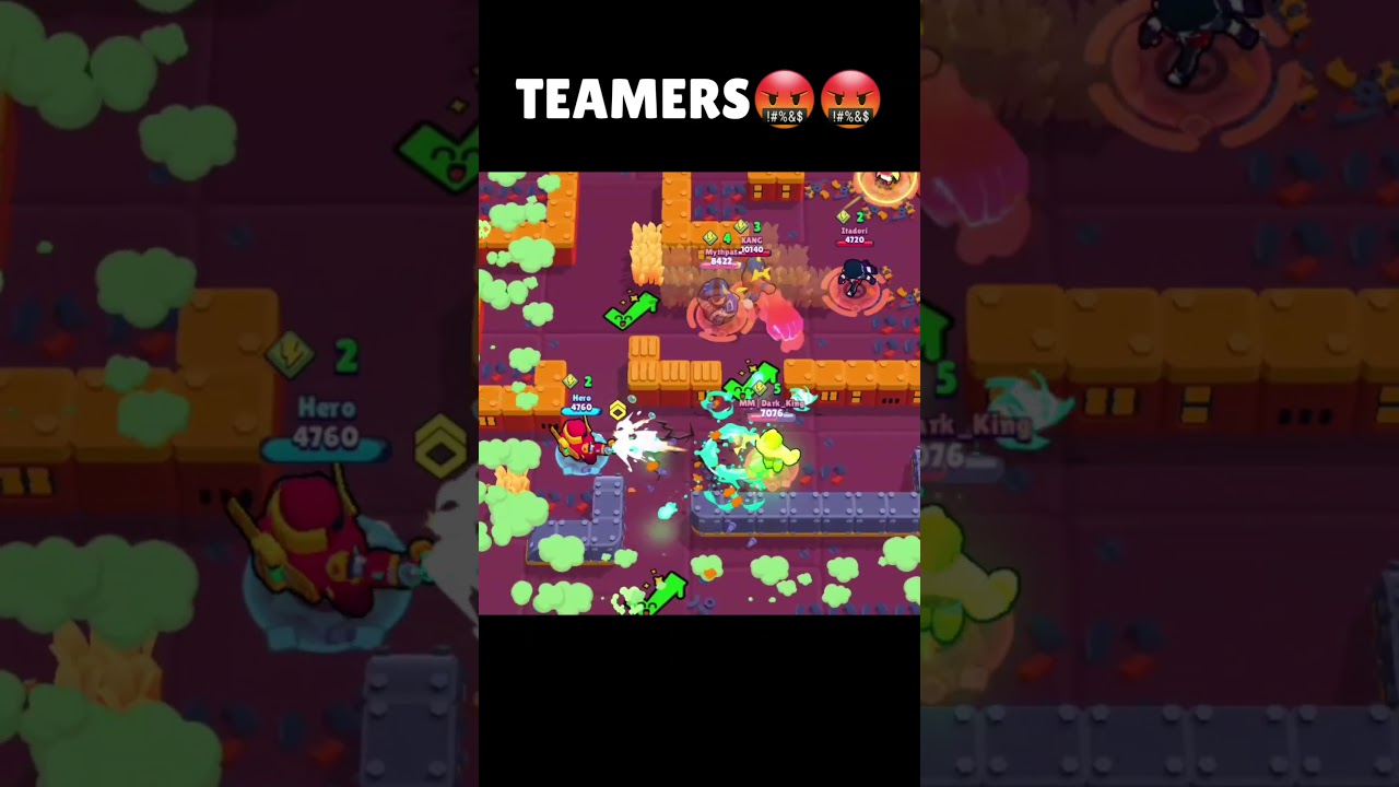 TEAMERS 🤬🤬 (Brawl Stars) #shorts #brawlstars - YouTube