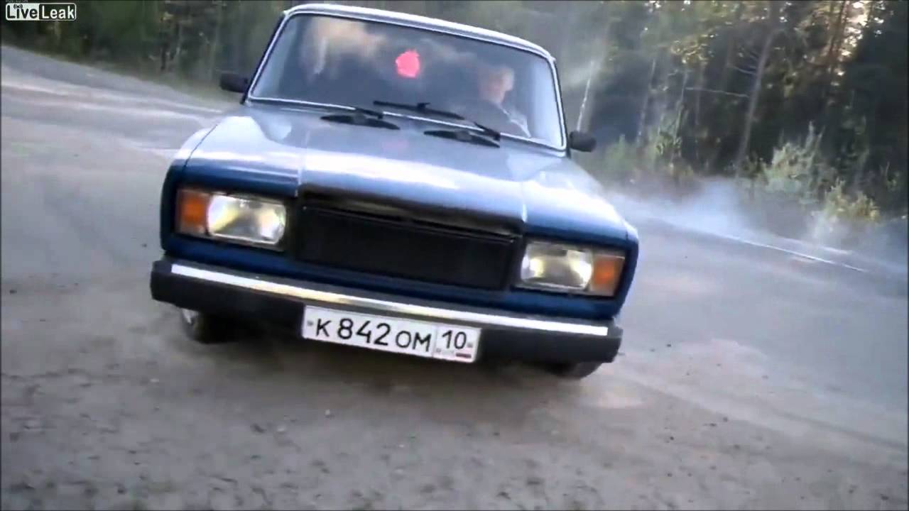 Lada Drift Fail In Russia (Watch till the end) - YouTube