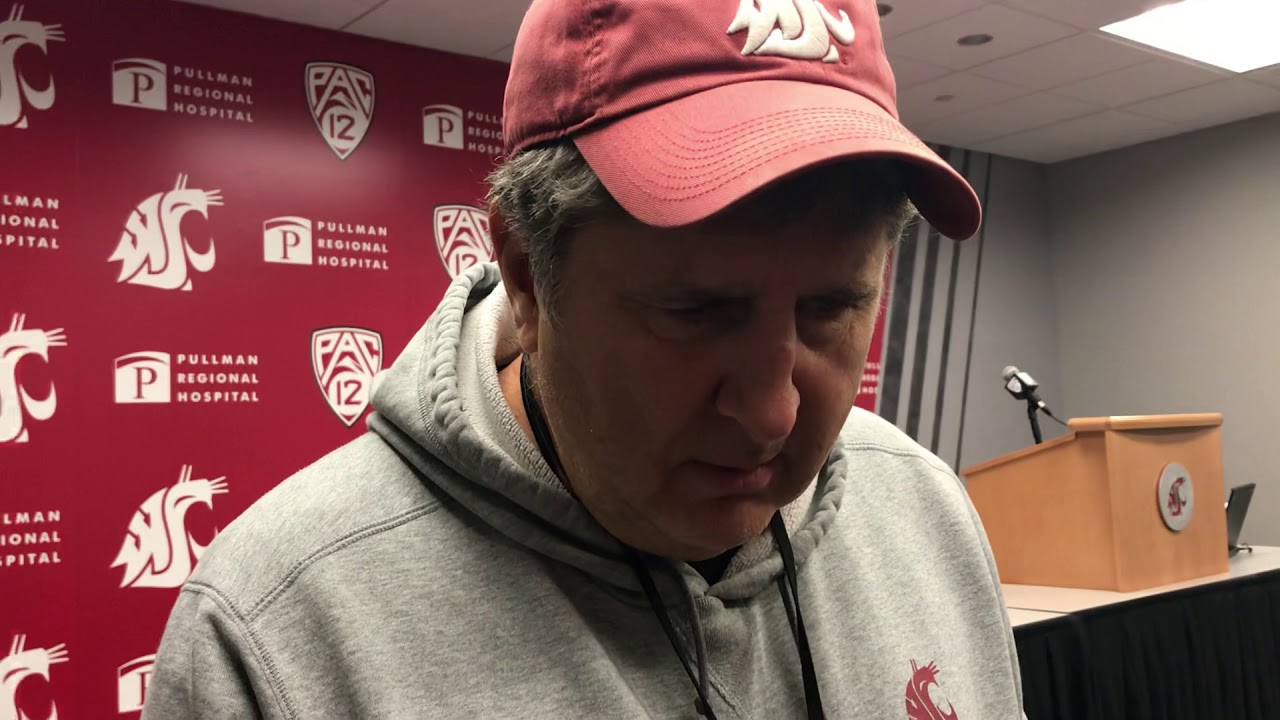 Mike Leach post practice 11-5 - YouTube