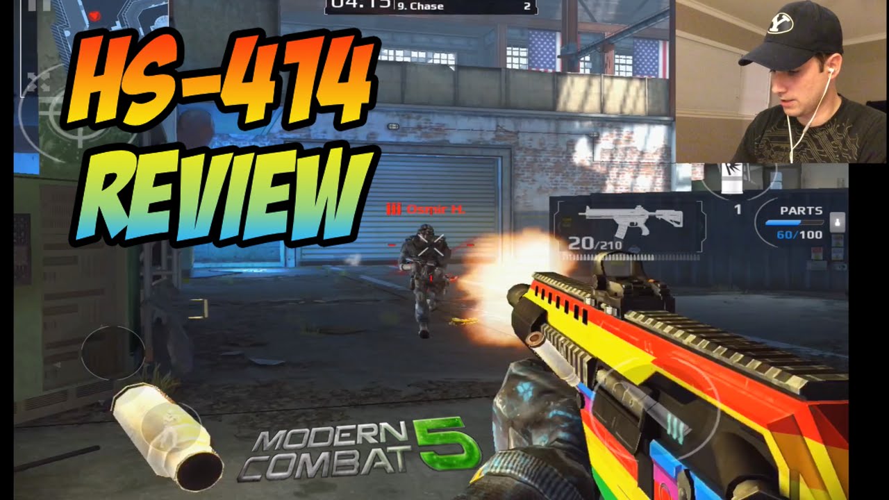 Modern Combat 5 HS-414 Review - Sapper Class Tier 4 Weapon Gameplay ...