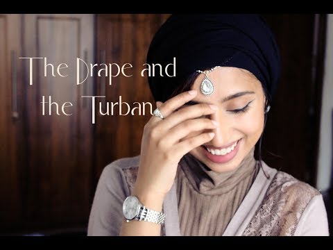 The Drape and Turban tutorial (With a Head Piece)