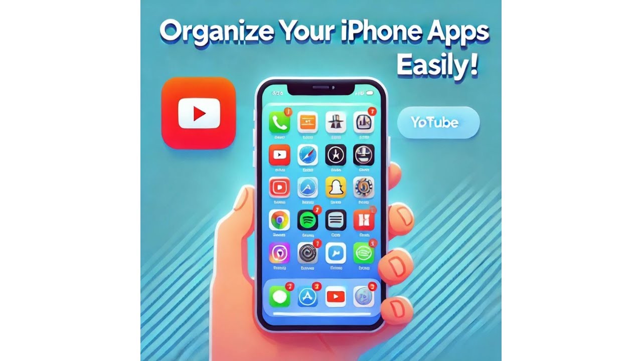 How to Effortlessly Arrange Icons Like a Pro on your iPhone - YouTube