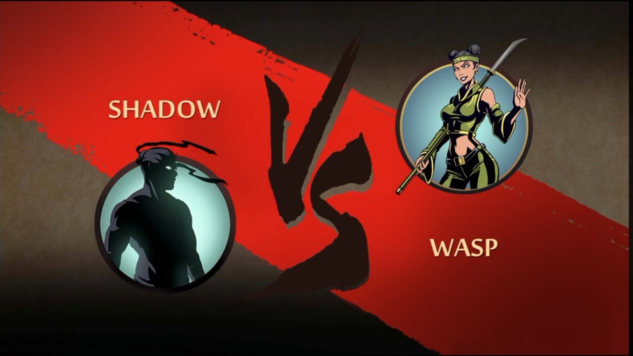 shadow vs wasp || act 4 completed || shadow fight 2 - YouTube