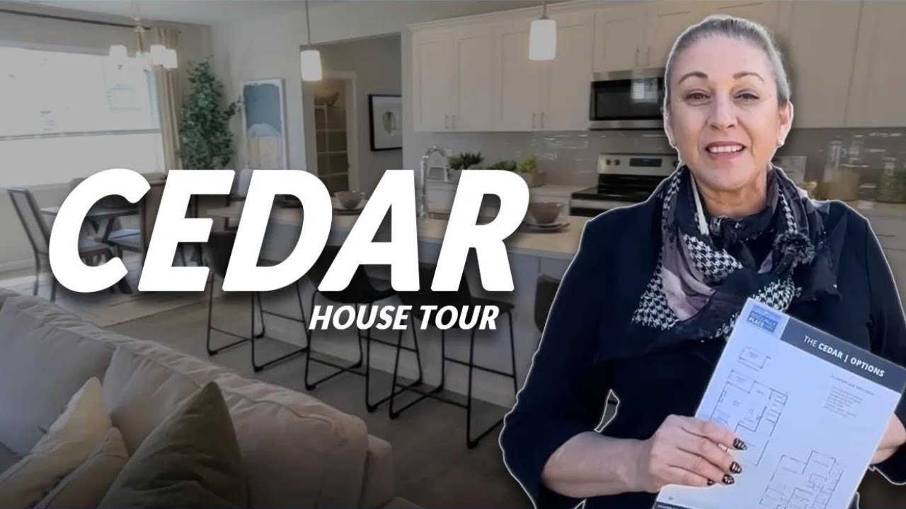 NEW CONSTRUCTION HOMES IN LACEY WA - CEDAR TOUR - YouTube