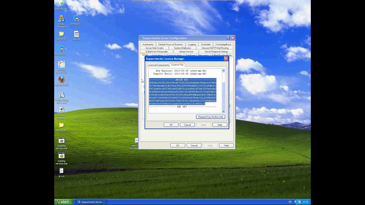 Supportworks Server: How to apply a new licence plus an overview of ...