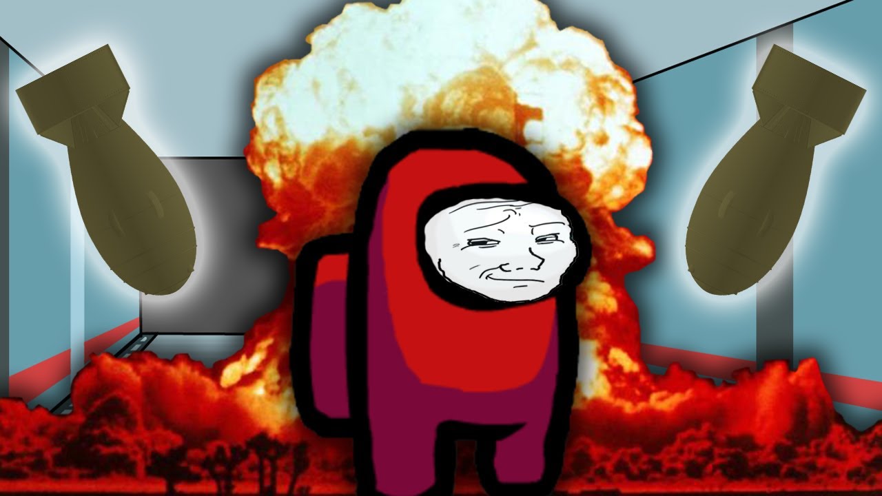 we added the big bomb mod in among us - YouTube