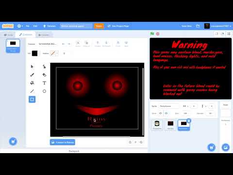 How to make a Horror game on scratch part 1 - YouTube