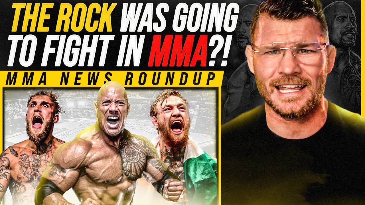BISPING: THE ROCK wanted to fight in Pride MMA?! Paul vs Diaz 2 ...