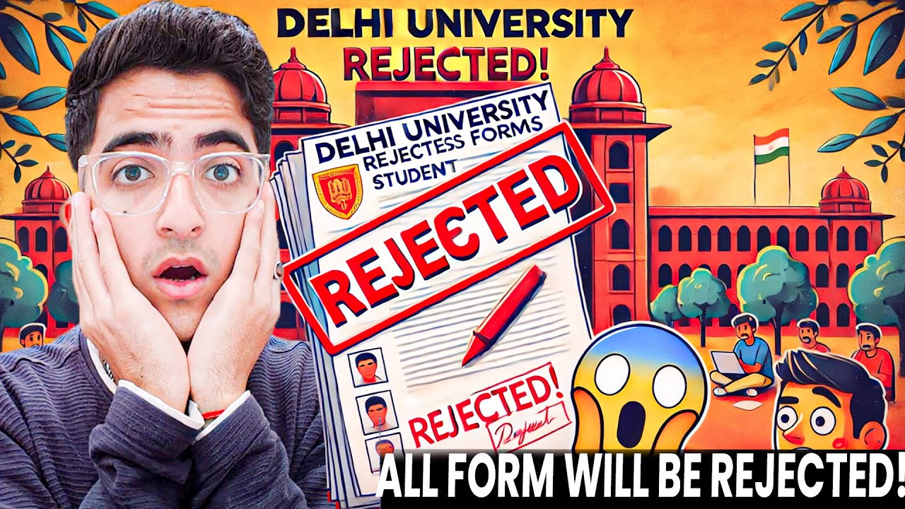 Delhi University Form rejection guaranteed| CUET Mistakes 😭#cuet2025 ...