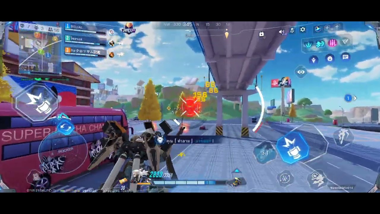 SMC Super mecha champion ไทย EP143 ( Skyfall ) ล็อค เล็ง ยิง ! - YouTube