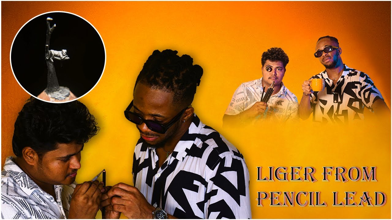 I carve liger from Pencel lead ||pencil carving tutorial for beginners ...