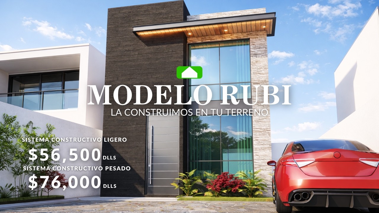 MODELO RUBI // HOME CONSTRUCTION - YouTube