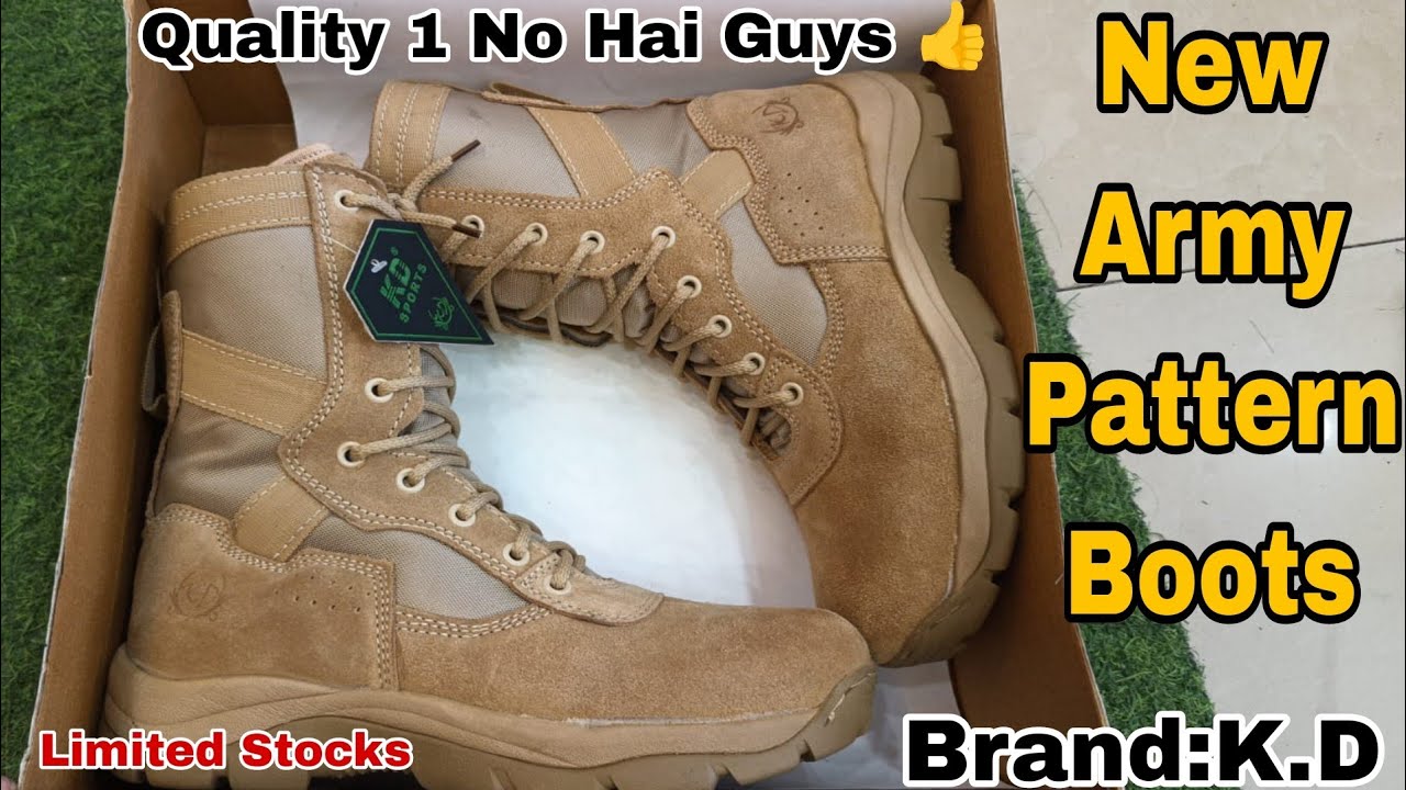 K.D Dms | Indian Army New Pattern Uniform Boot|| Para commando Boot ...