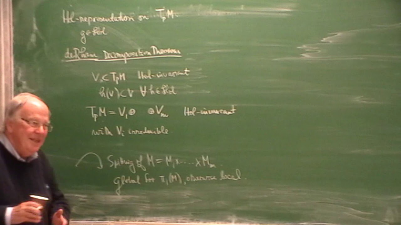 Introduction to differential geometry - Lecture 21 - Prof. Alan ...