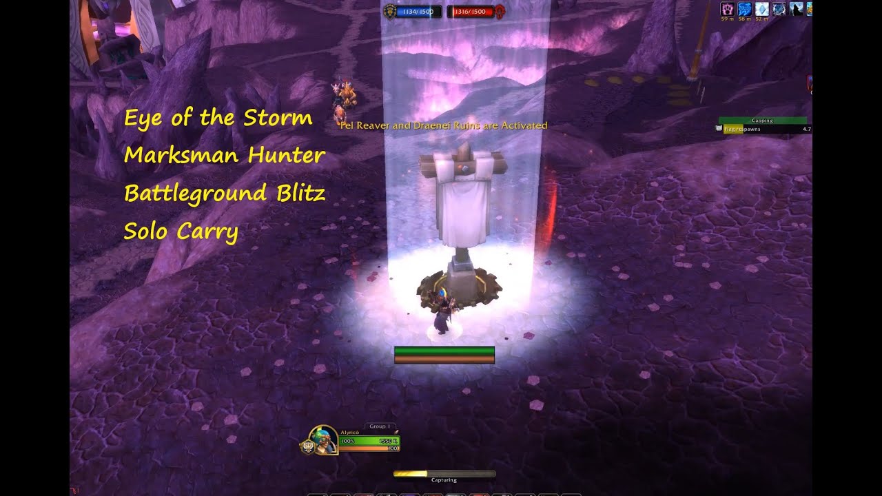WoW Battleground Blitz Solo Carry Highlights - MM Hunter - YouTube
