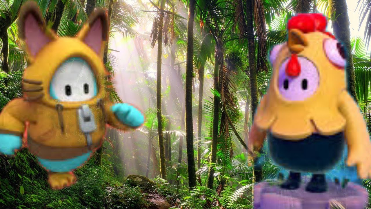 NEW FAME PASS IN FALL GUYS (Jungle themed) - YouTube