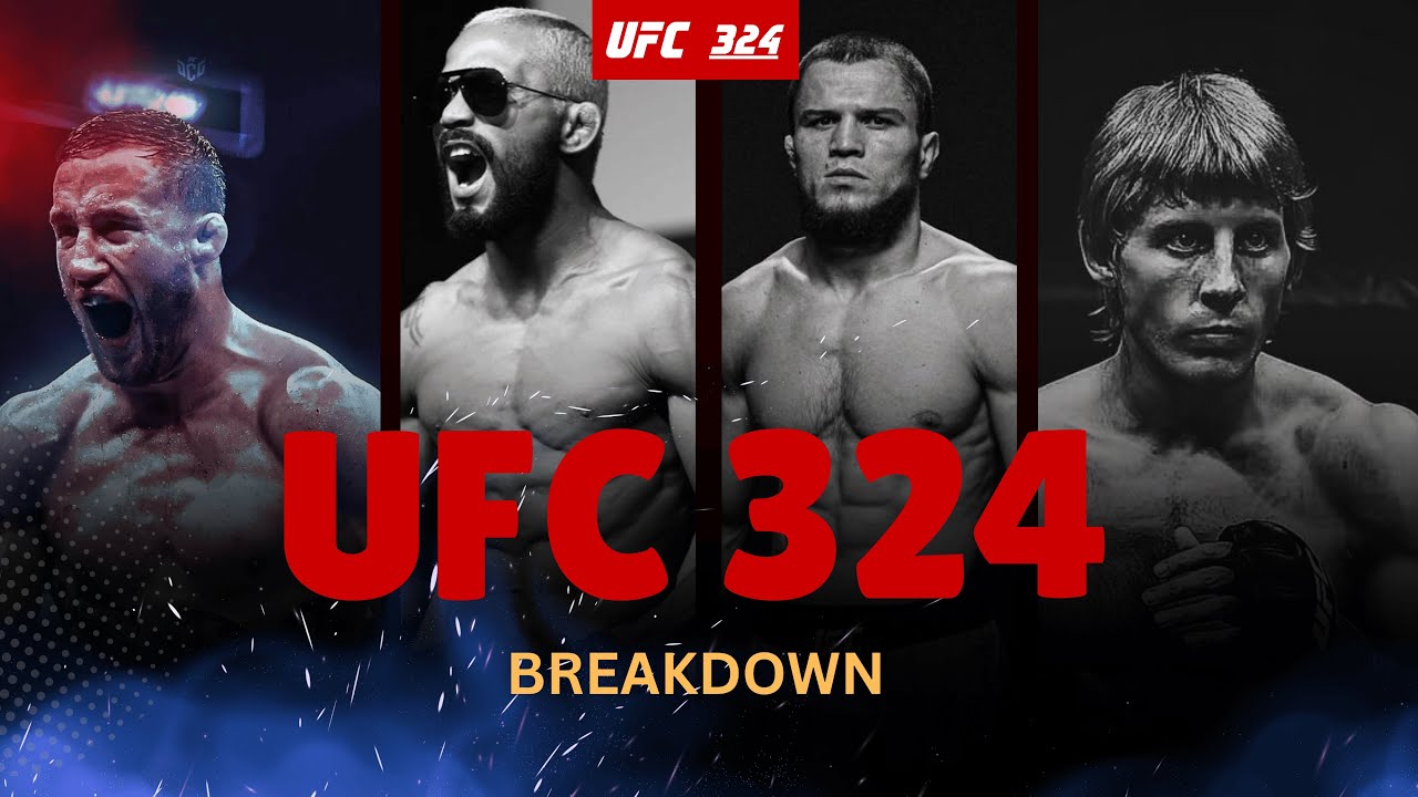 UFC 324 Predictions - Gaethje vs Pimblett | FULL Card Breakdown - YouTube