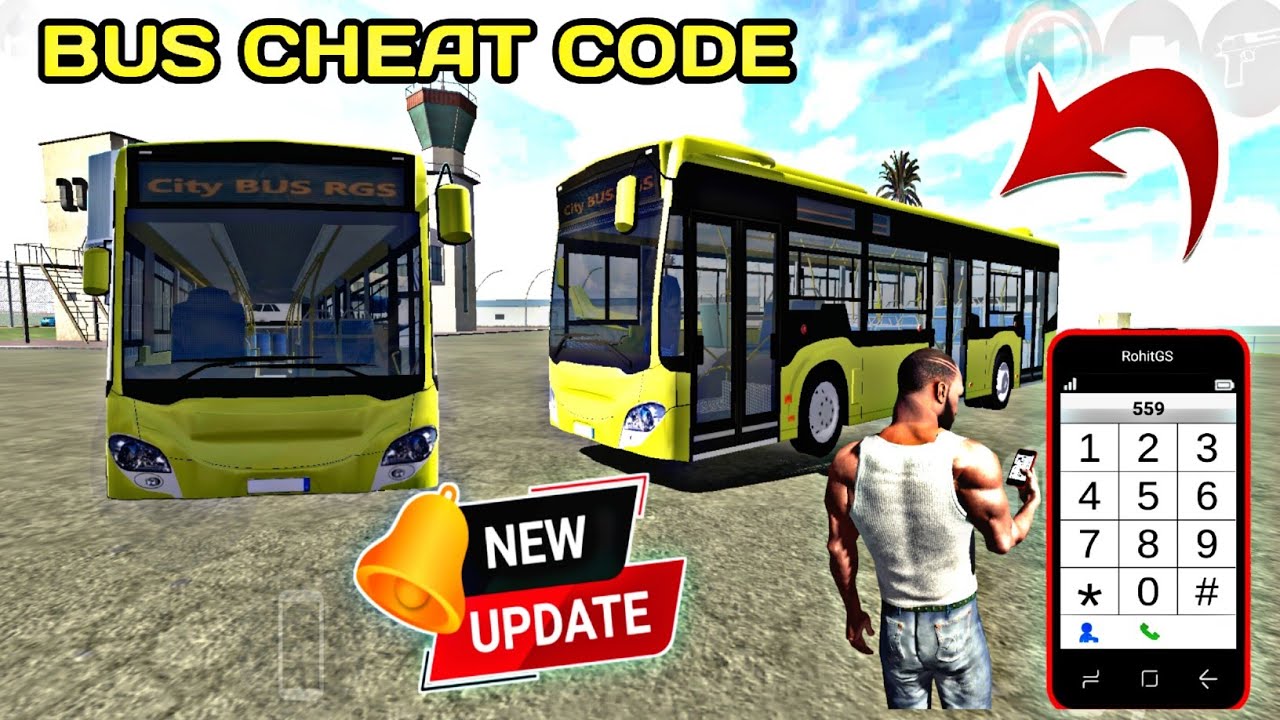 Finally Bus Cheat Code a gya😱😱|Indian Bike Driving 3D New Update|💯😱 - YouTube