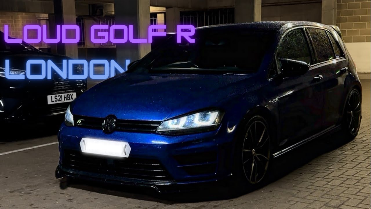 GOLF R TERRORISING LONDON STREETS WITH A LOUD EXHAUST *VERY LOUD* - YouTube