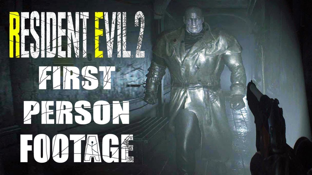 Resident Evil 2 Remake FIRST PERSON Mod Footage - YouTube