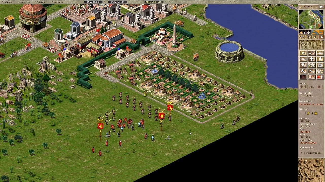 Caesar 3 - Misión 4 (Militar) - Mod: Augustus 4.0 - Español sin ...