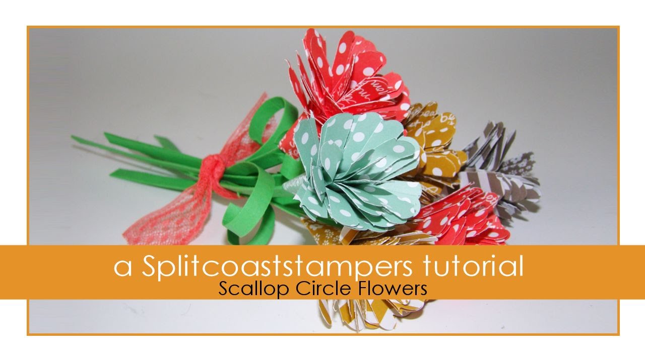 Scallop Circle Flowers - YouTube