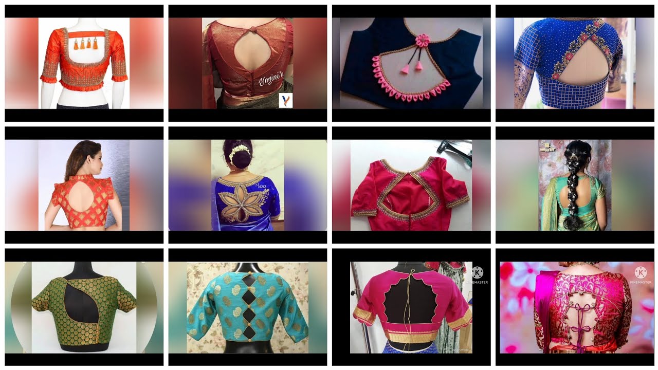 new back neck blouse designs 2023 latest back neck blouse designs# ...