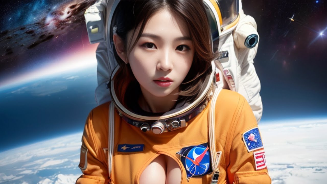 [AI Art 4K] Korean Space girl - YouTube