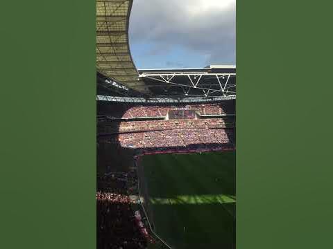 Wembley stadium block 534 .. Man Utd v Everton cup semi final 2016 - YouTube