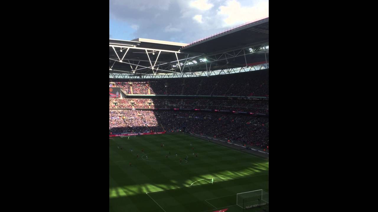 Wembley stadium block 534 .. Man Utd v Everton cup semi final 2016 ...