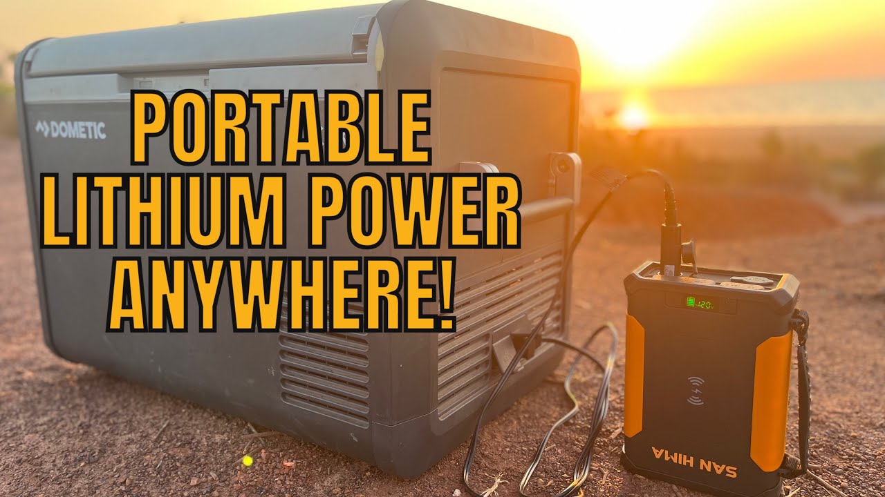 San Hima 24Ah Lithium Portable Power Pack Build-in LED Lights Outdoor ...