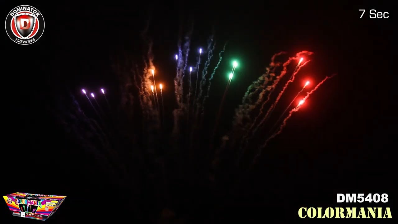 ColorMania by Dominator Fireworks - YouTube